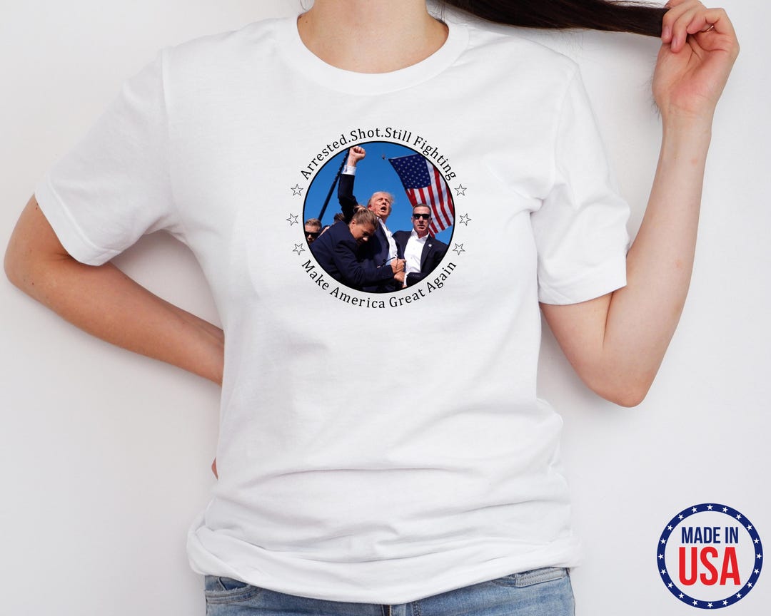 Donald Trump Arrested Shot Printed Shirt, 2024 Trump Matching ...