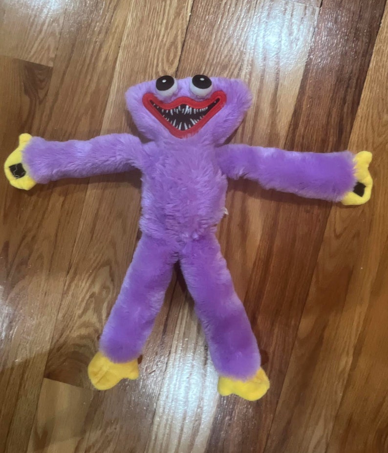 New Purple Huggy Wuggy Plush Scary Toys for Kids - Etsy