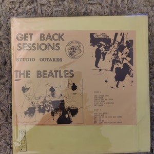The Beatles : Get Back Sessions Studio Outakes, TMOQ 12 Trx With ...