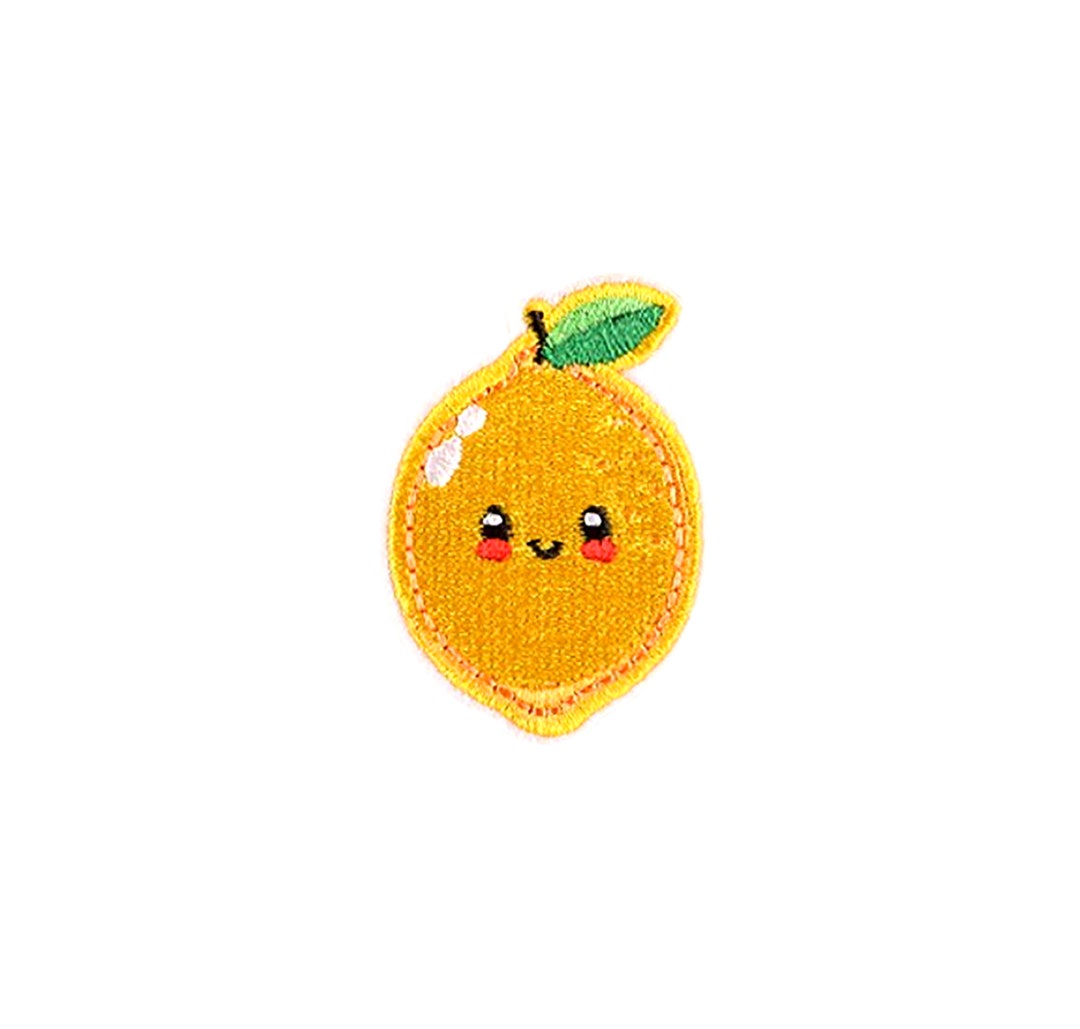 Happy Lemon Patch | Sour Kawaii Summer Fruit Iron-on Applique ...