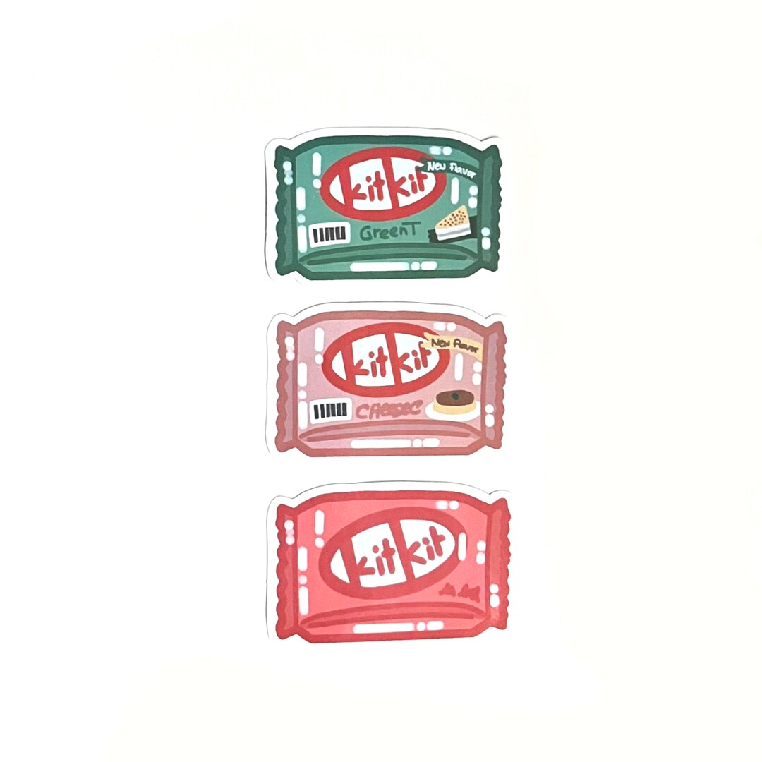 Chocolate Wafer Bar Sticker Aesthetic Pastel Candy Bar - Etsy