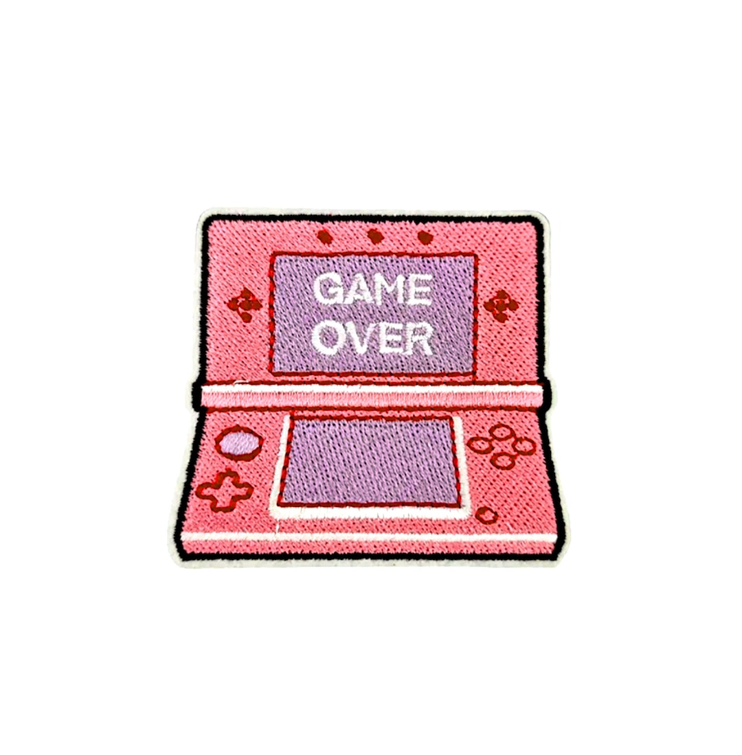 Pink 'game Over' Patch | Pastel Y2K Retro Handheld Game 90s 00s Video ...