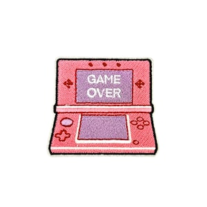 Pink 'game Over' Patch | Pastel Y2K Retro Handheld Game 90s 00s Video ...