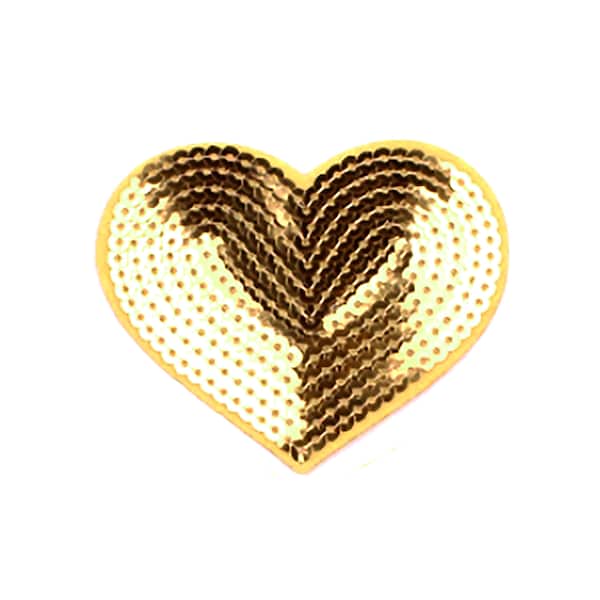 Large Sequin Heart Patch - Etsy