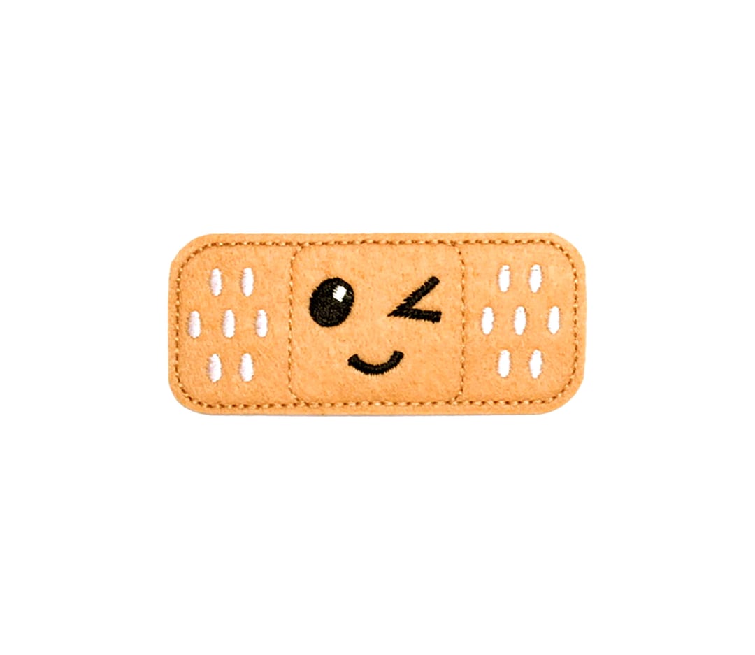 Kawaii Bandage Patch | Happy First Aid Boo Boo Iron-on Applique ...