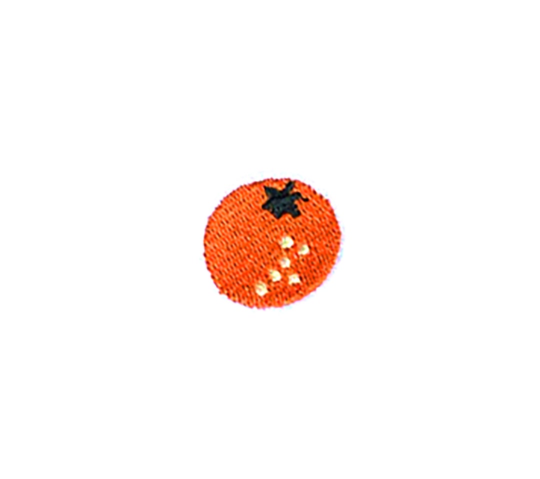 Mini Orange Patch | Kawaii Tangerine Clementine Citrus Fruit Iron-on ...