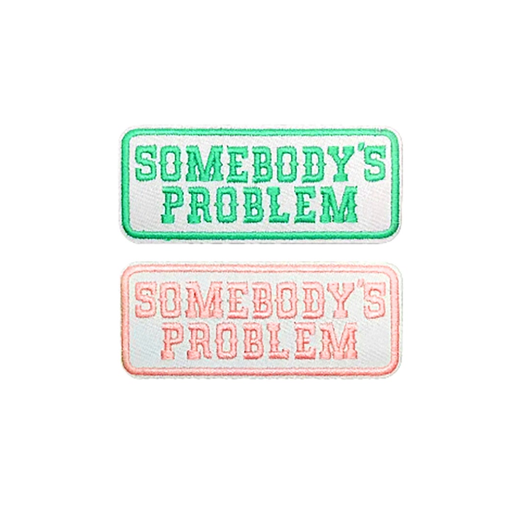 Somebody's Problem Patch | Funny Pastel Girly Trucker Hat Iron-on ...