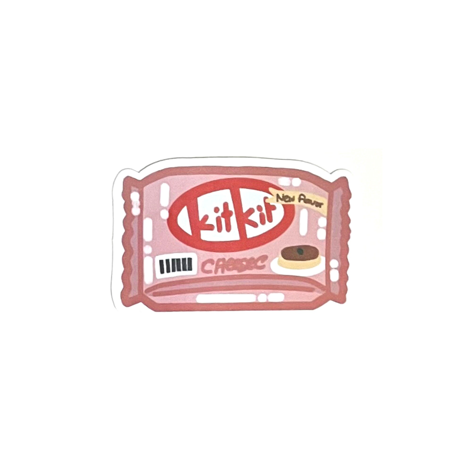 Chocolate Wafer Bar Sticker Aesthetic Pastel Candy Bar - Etsy
