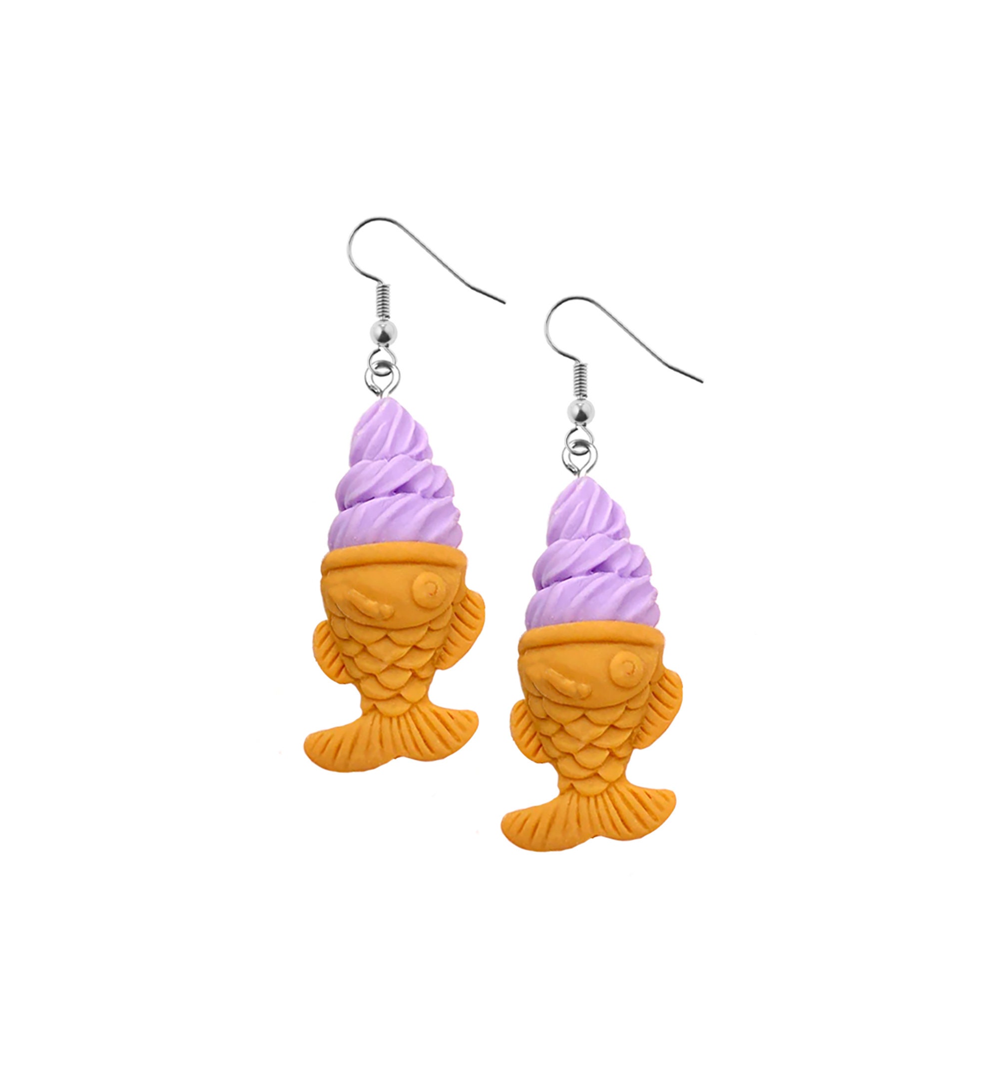 Taiyaki Waffle Fish Charm Mini Kawaii Rainbow Japanese Pancake Dessert ...