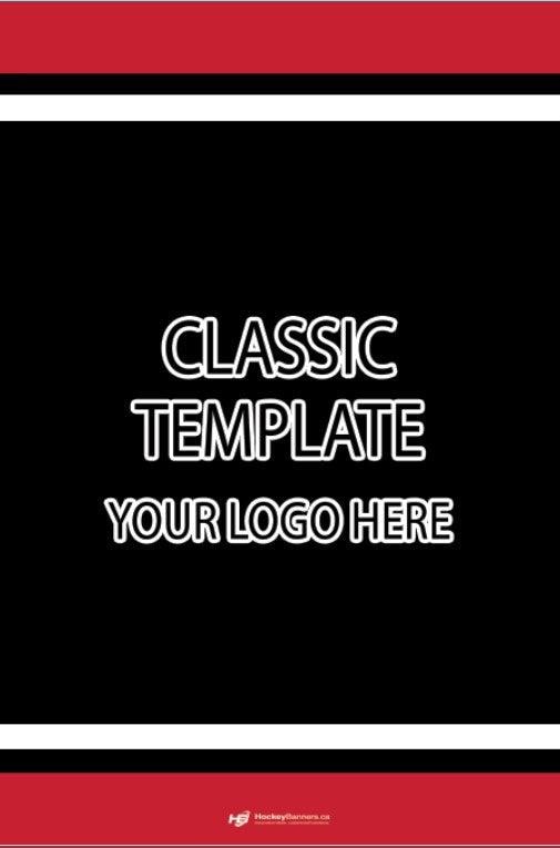 Hockey Dressing Room Door Banner Flag With Magnet Pole | 12in X 18in ...