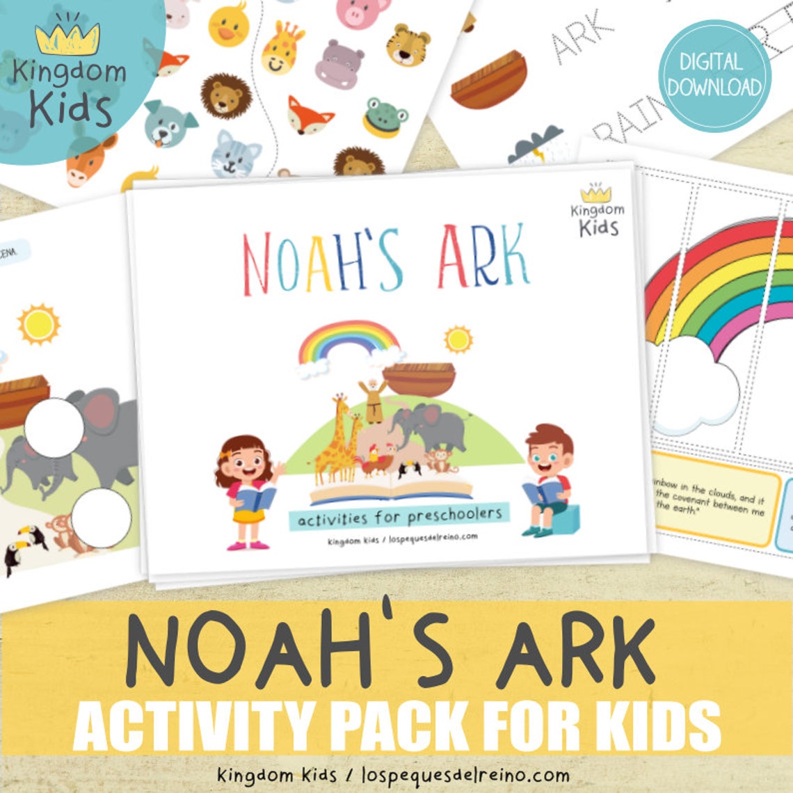 Noah's Ark Activity Pack - Etsy