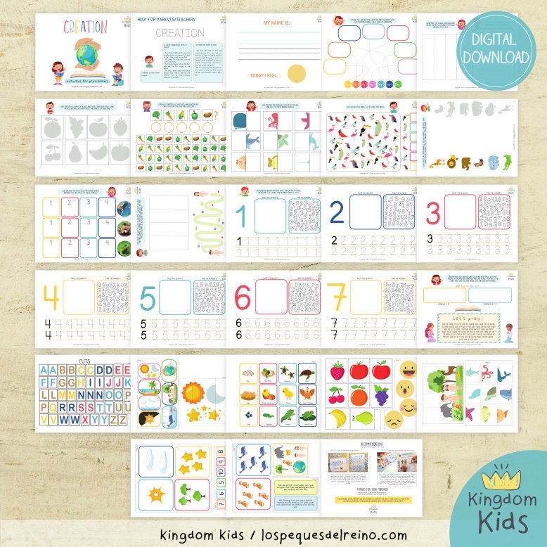 Creation Activity Pack - Etsy