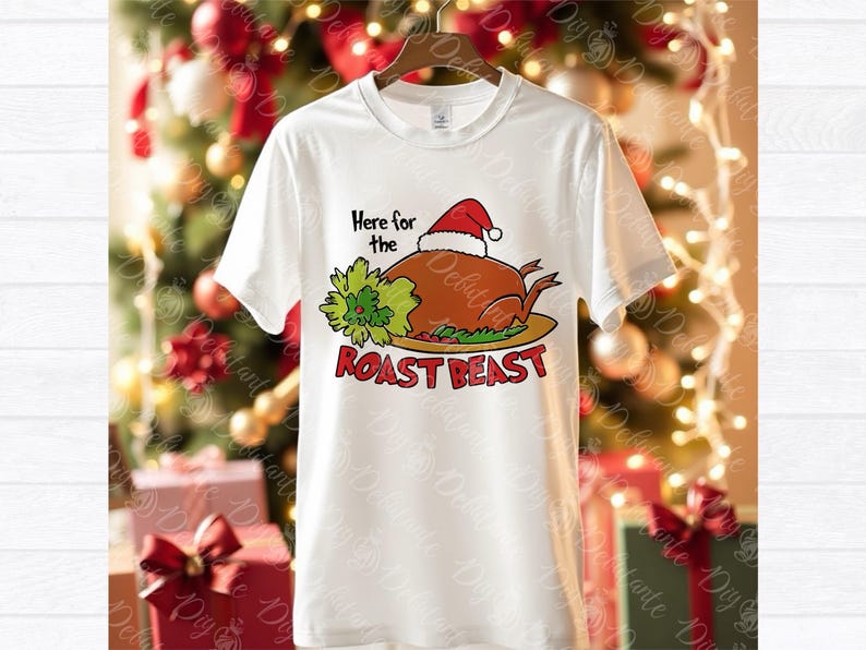 Whimsy Hash & Roast Feast PNG Bundle • Holiday Food Labels • Green ...