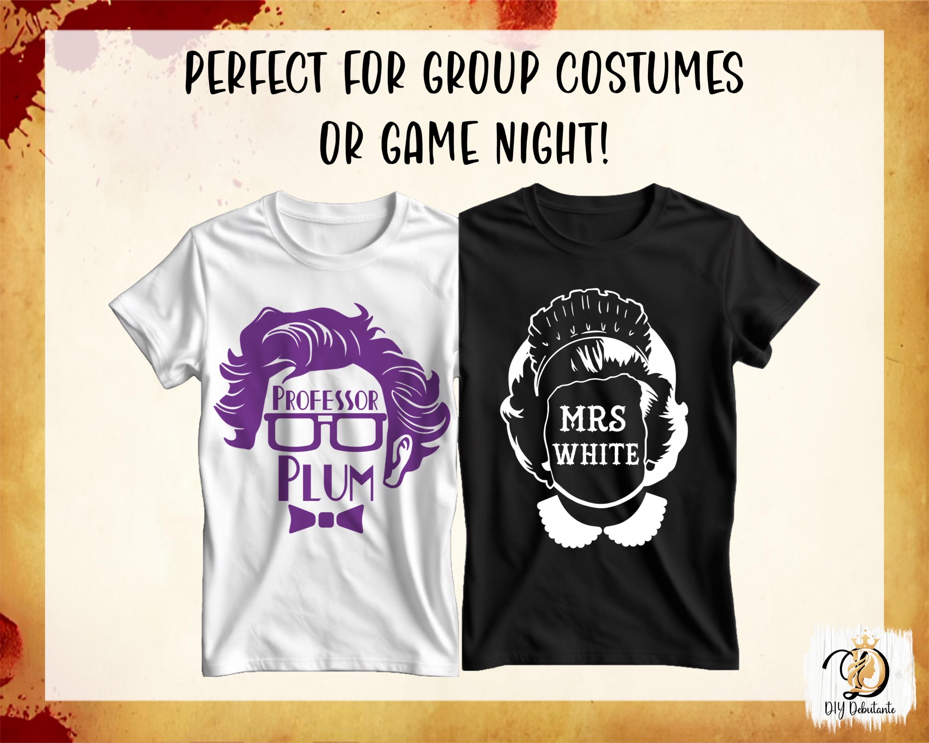Clue Inspired Murder Mystery Game Characters- PNG and SVG Files ...