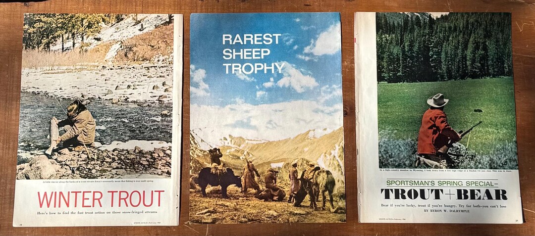 Vintage Lot of (3) 1960s Hunting Magazine Advertisements - Etsy