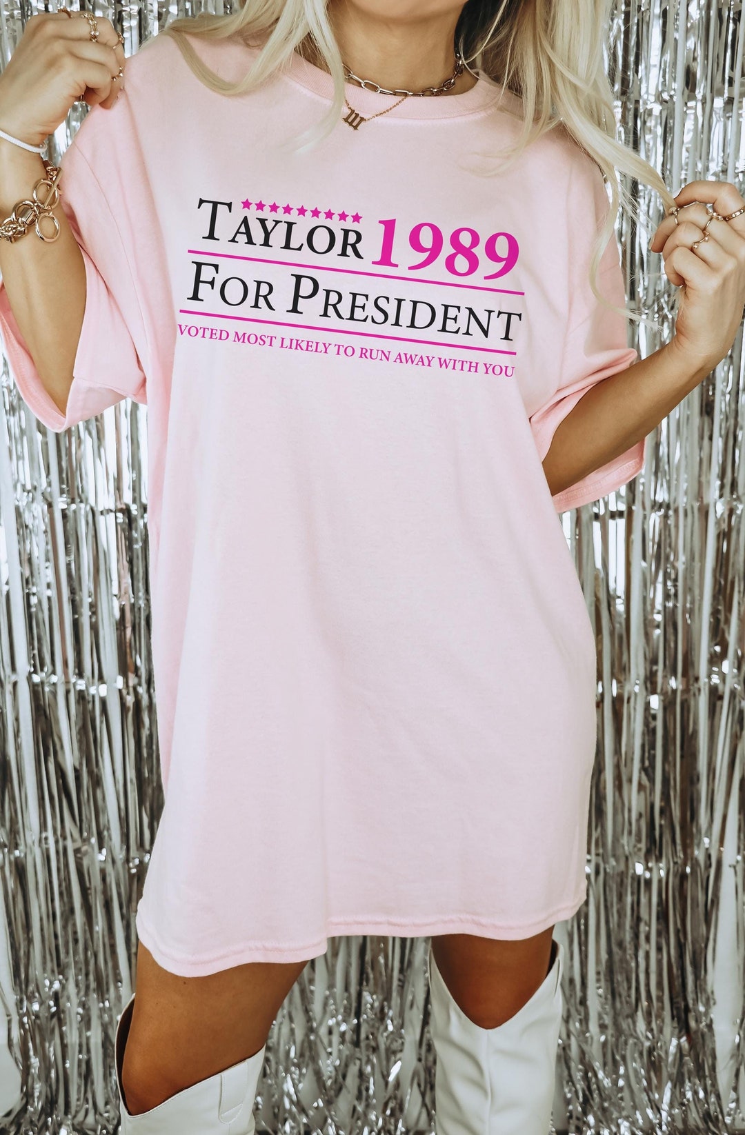 Taylor for President '89 Run Away With You Voter's Tee - Etsy
