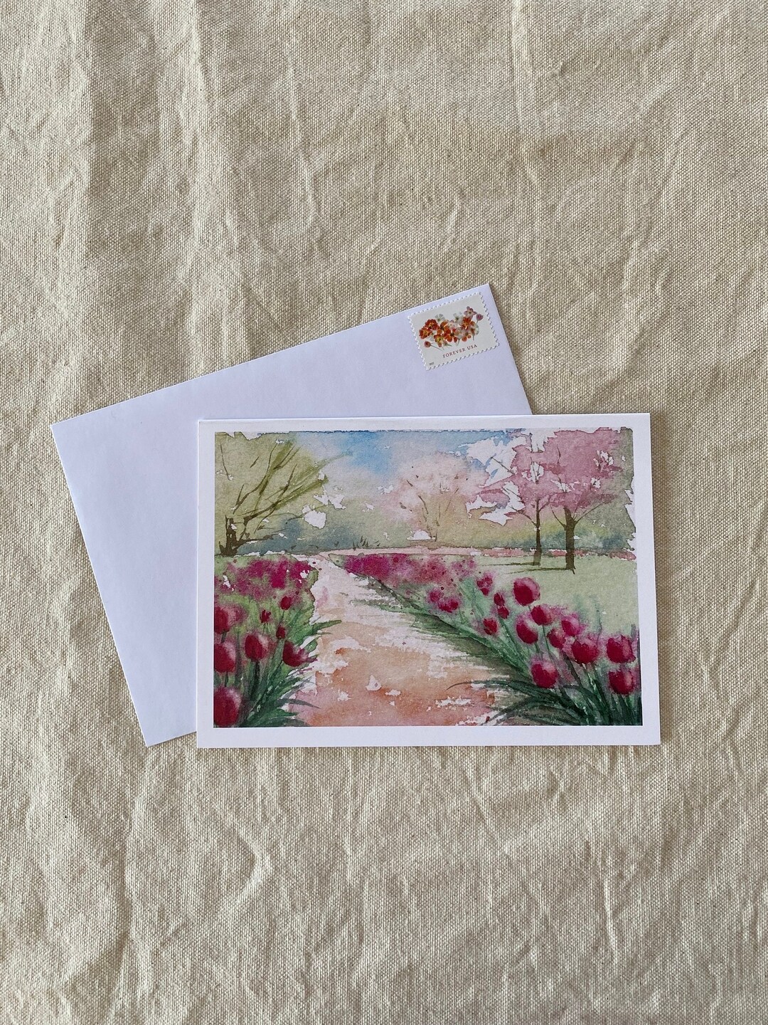 The Coming of Spring Card Set of 10 - Etsy
