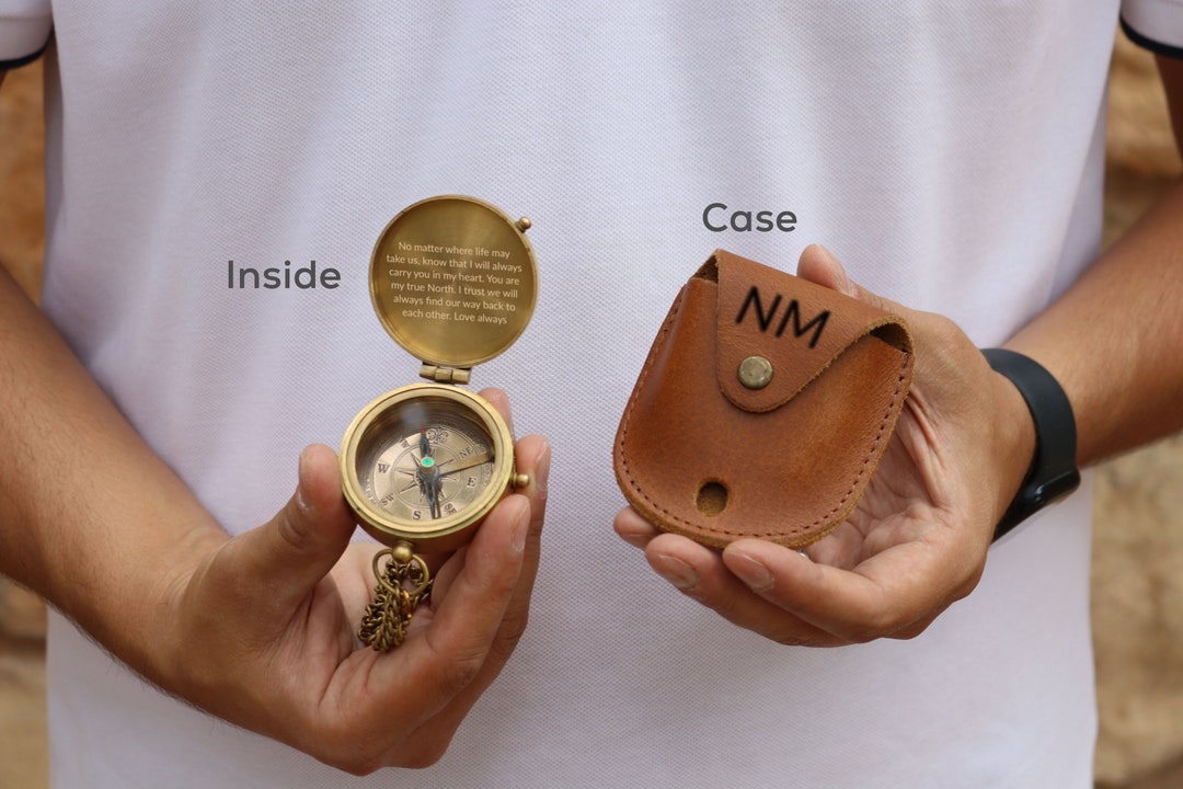 Personalized Compass,christmas Gift,engraved Compass,personalized ...