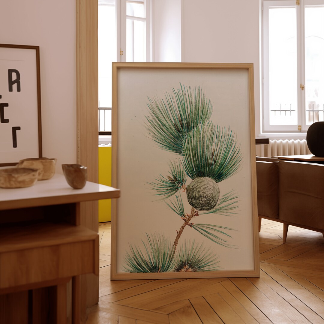 Gayo Matsu Pine Megata Morikaga Digital Download Poster Japanese Art ...