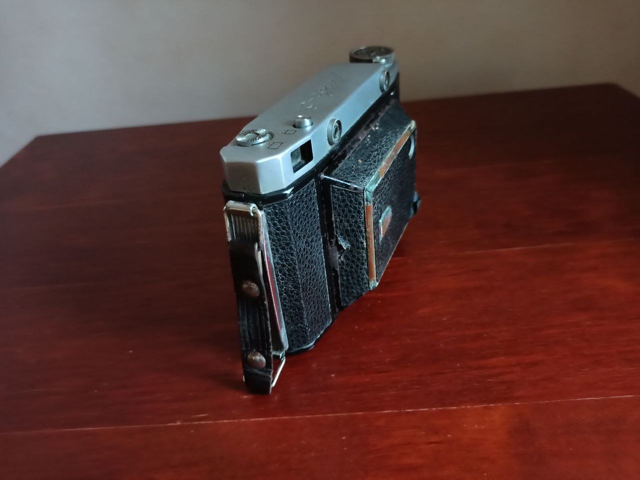 Moskva-5 moscow 5 Vintage Folding Camera Leather Ever Ready Case USSR ...