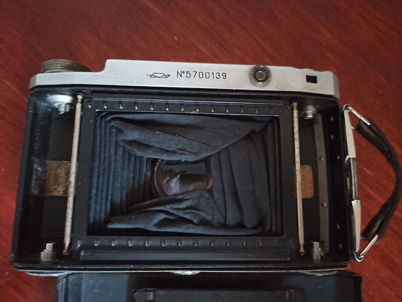 Moskva-5 moscow 5 Vintage Folding Camera Leather Ever Ready Case USSR ...