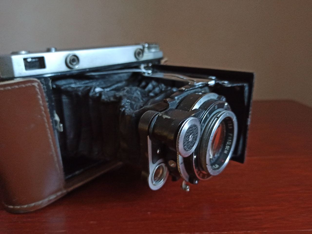 Moskva-5 moscow 5 Vintage Folding Camera Leather Ever Ready Case USSR ...