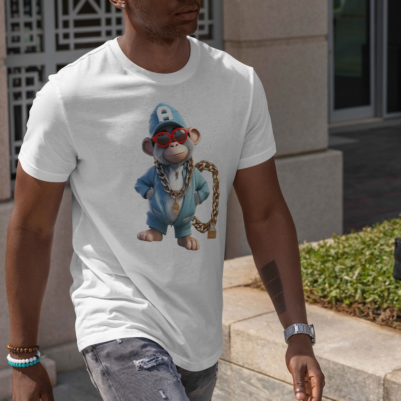 42 Cute Monkey Clipart Bundle Jungle Animals Nursery Wall Art PNG Cute ...