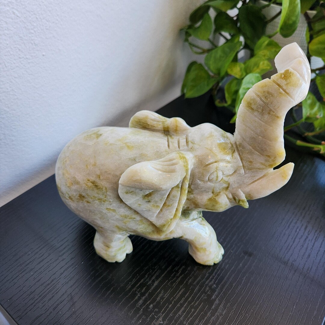 Jade Elephant - Etsy