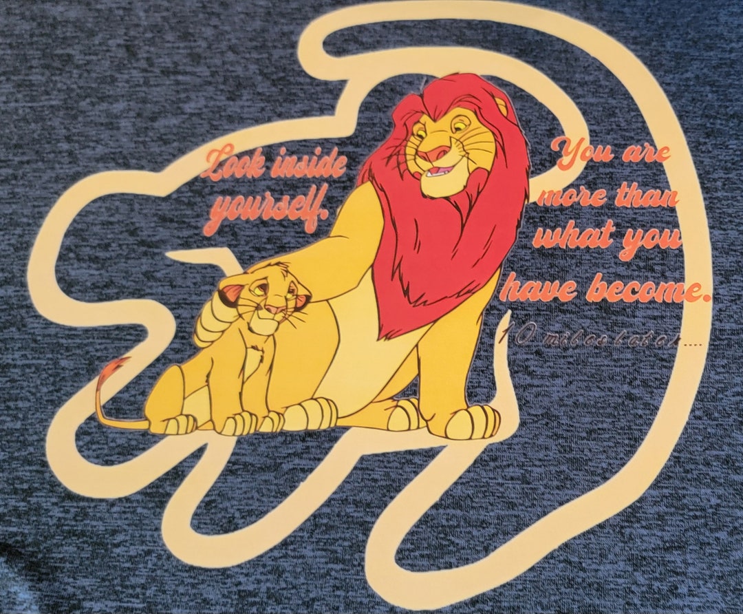 Lion King-mufasa and Simba Springtime Surprise Race Tanksize Large - Etsy