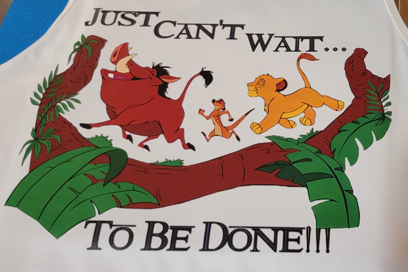 Lion King-springtime Surprise Race Tank (size Large)custom Sizing and ...