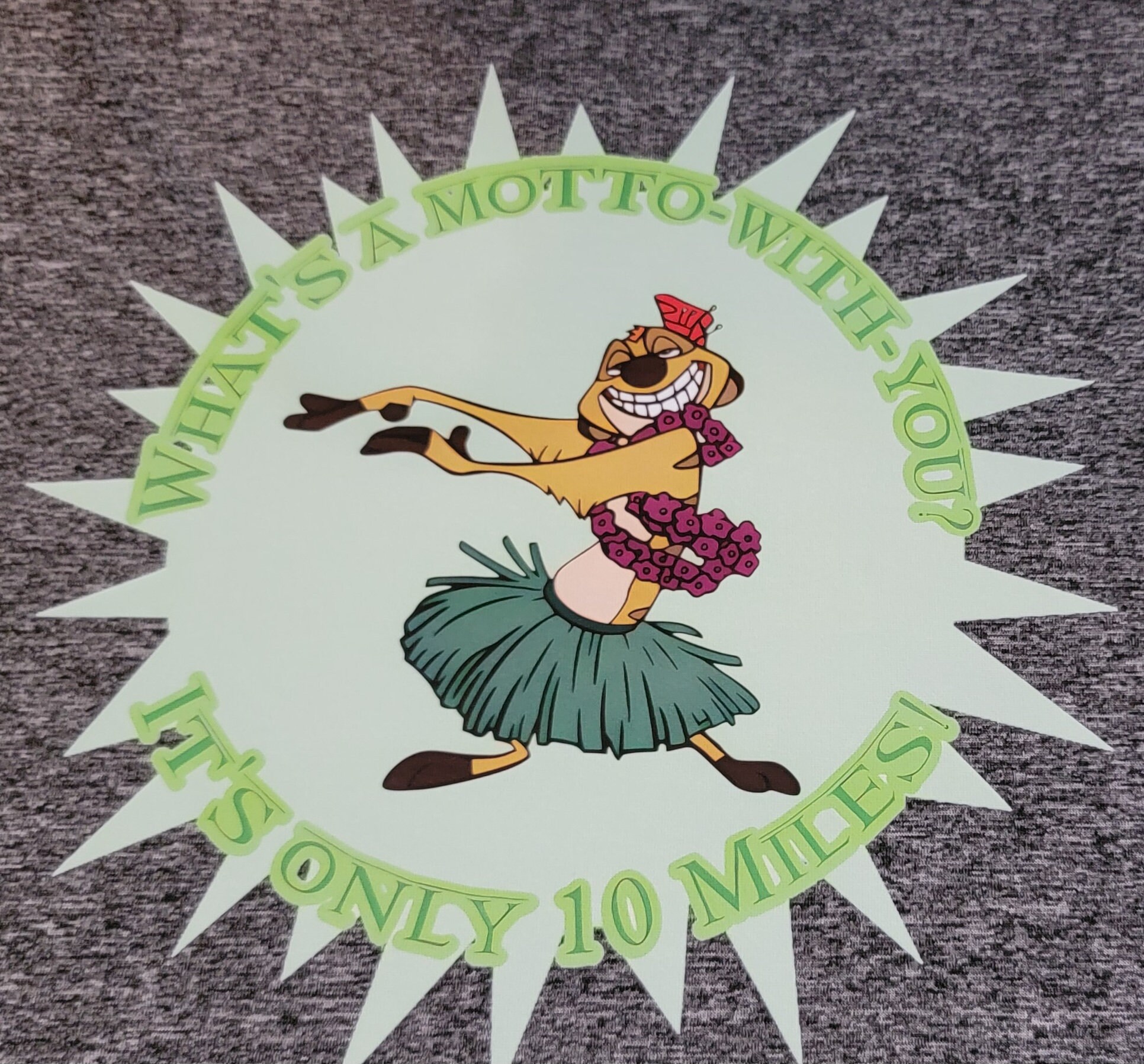 Lion King-timon. Springtime Surprise Race Tank (size Large) - Etsy