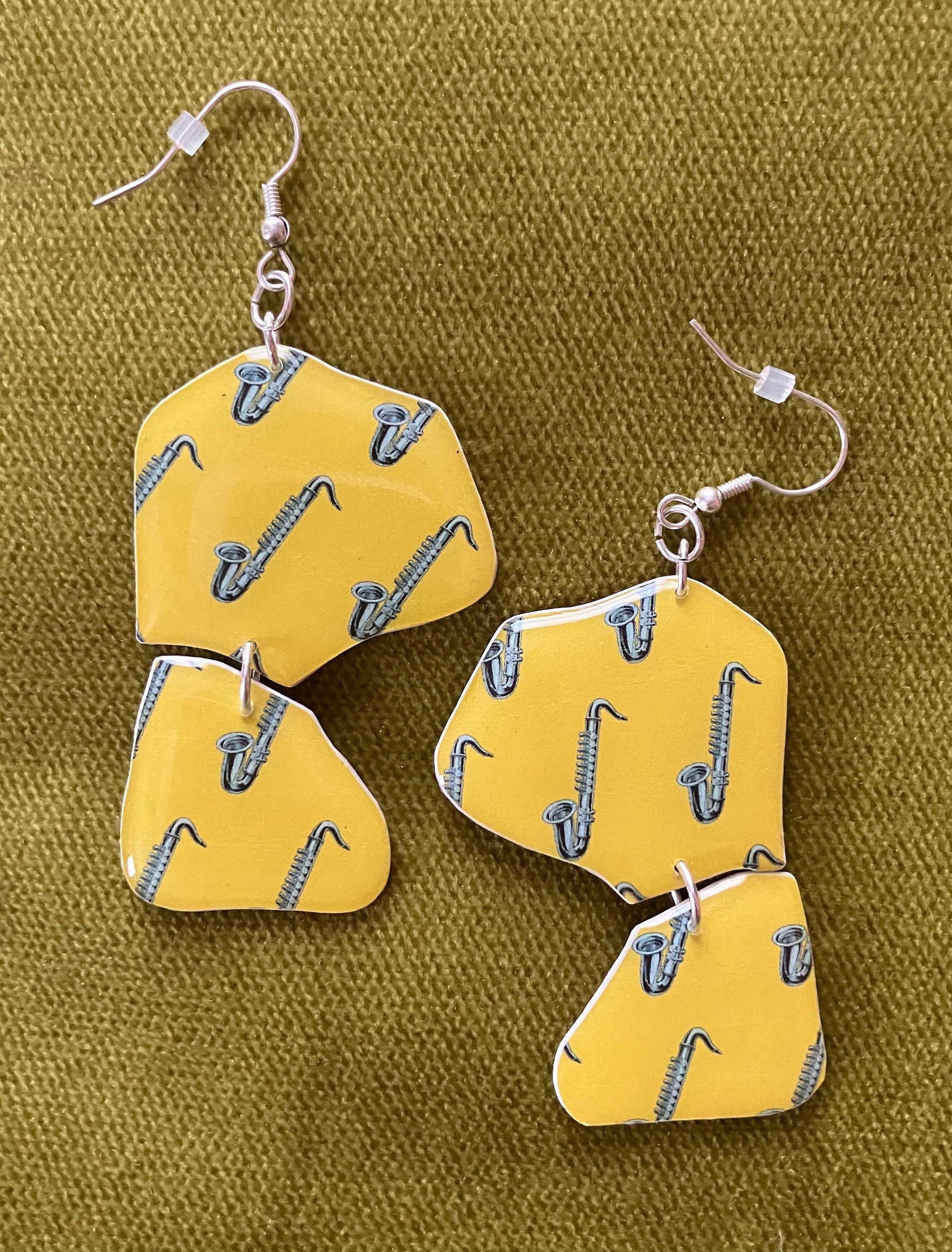 Tim Cappello sax Man/the Lost Boys Wiggle Earrings - Etsy