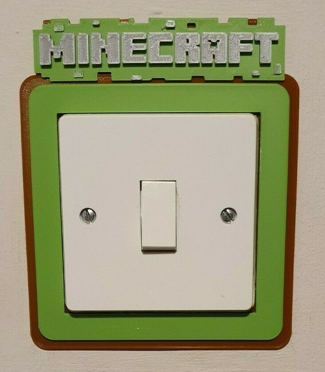 Minecraft Light Switch Surround. - Etsy