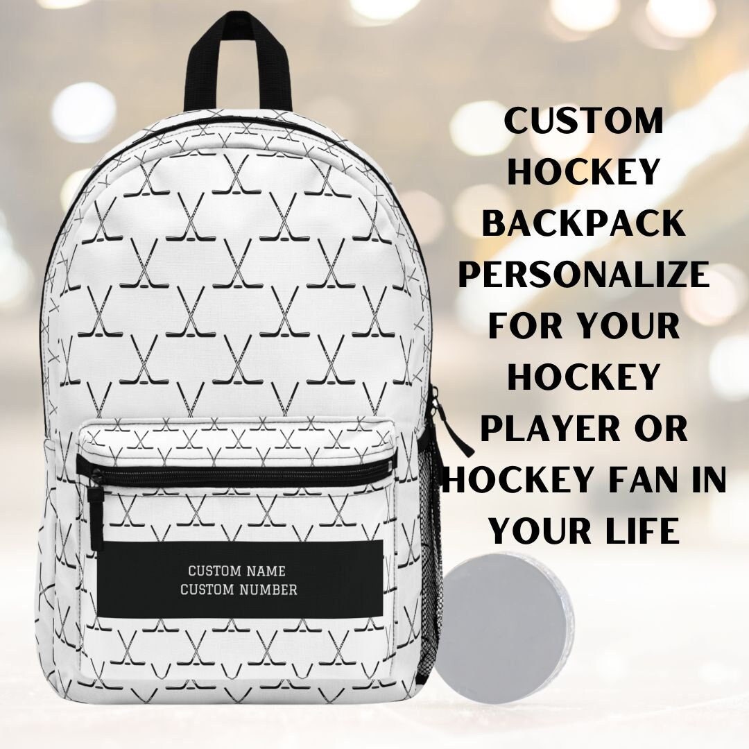 Custom Hockey Backpack Travel Hockey Backpack Kids Hockey Bag Hockey ...