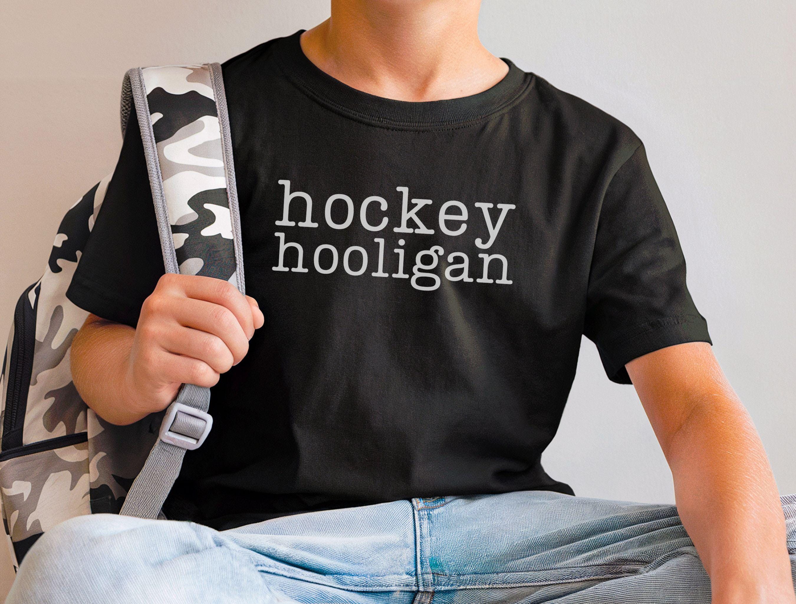 Hooligan Hockey Shirt: Funny Youth Hockey Tee - Etsy