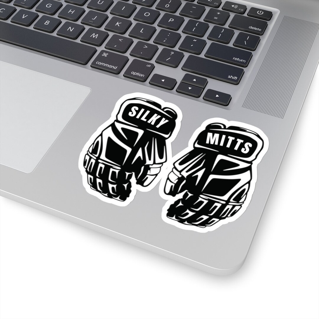Hockey Sticker Custom Hockey Silky Mitts Decal Personalized Hockey ...