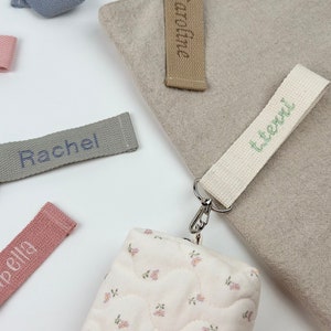 Personalized Name Tag Name Embroidery Tag Sports Bag Tag School Bag Tag ...