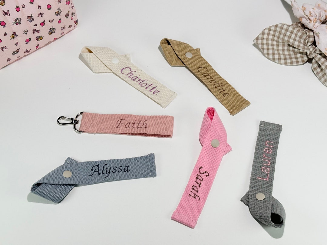 Personalized Name Tag Name Embroidery Tag Sports Bag Tag School Bag Tag ...