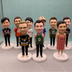 Custom Bobbleheads, Personalized Custom 3d Statues,bobblehead Birthday ...