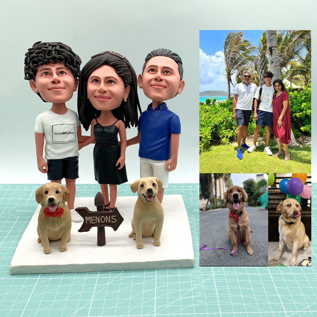 Custom Bobbleheads,personalised Family Bobblehead Photo,special Gifts ...