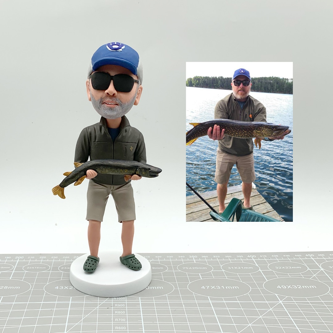 Custom Fishing Expert Bobblehead,fisherman Bobblehead,fisherman ...