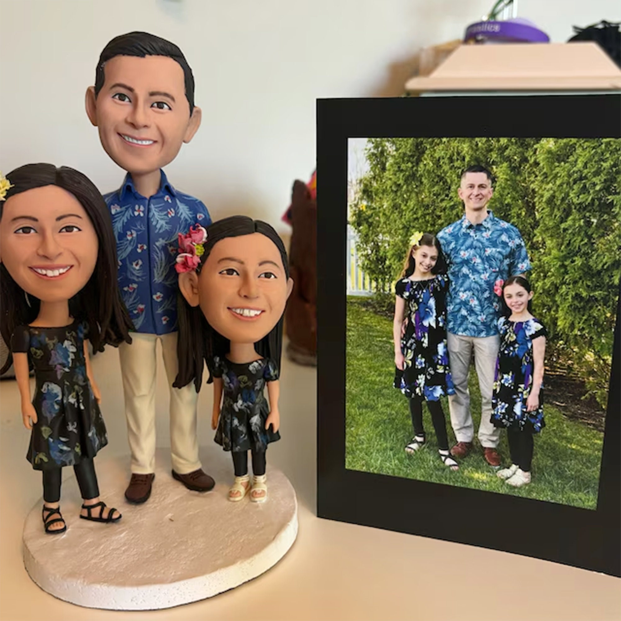Custom Bobbleheads,personalised Family Bobblehead Photo,special Gifts ...