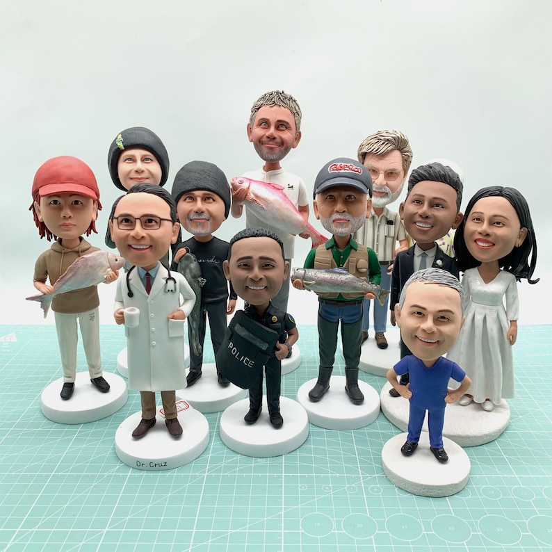 Personalized Custom Bobbleheads,father Bobbleheads,fisherman Exclusive ...