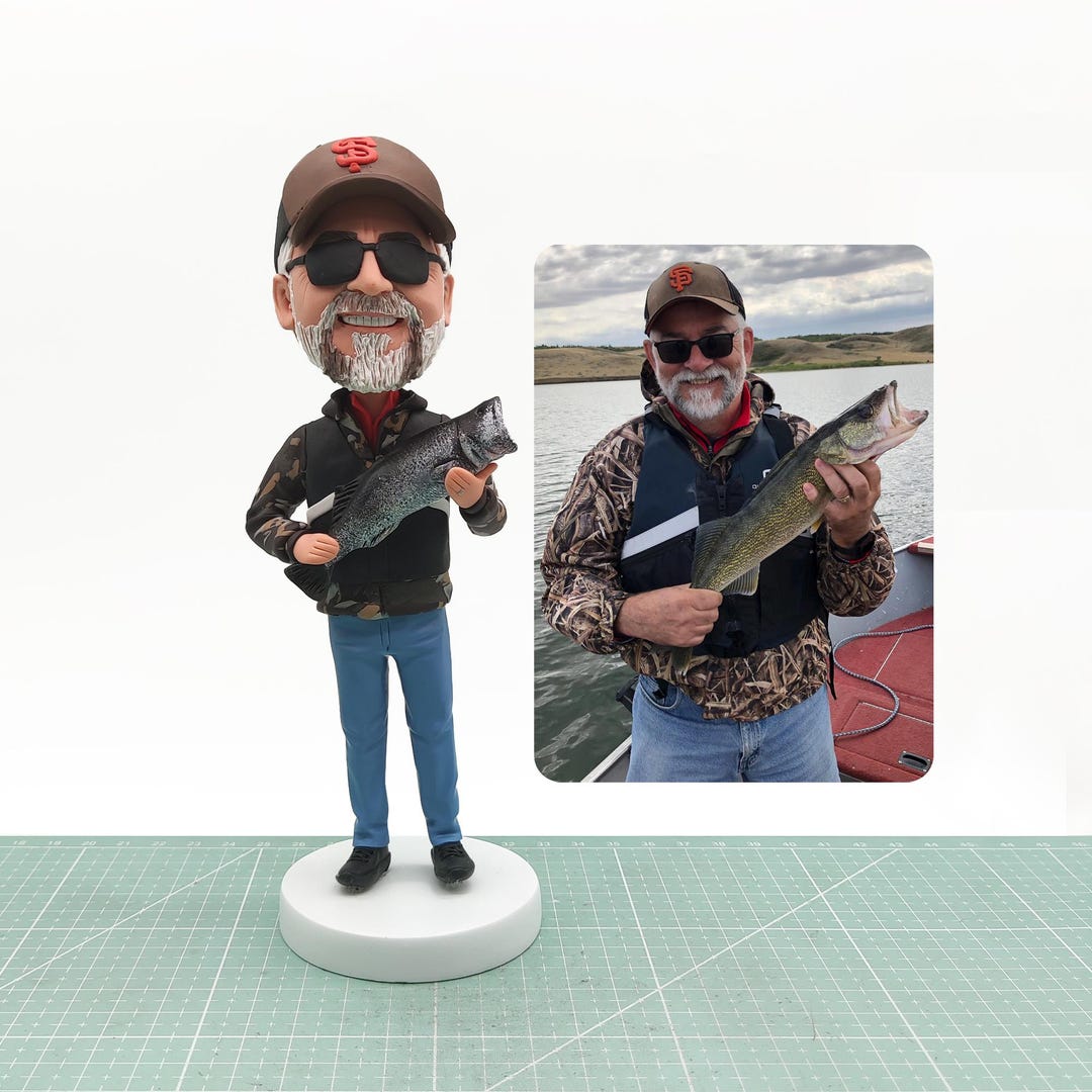Custom Fishing Bobbleheads, Fishing Expert Bobbleheads, Fly Fishing ...