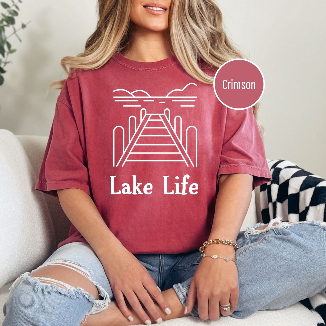 Comfort Colors Lake Life Shirt, Lake Life Tee, Lake Lover, Lake Vibes ...