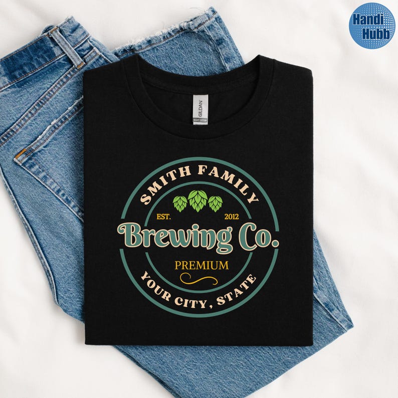 Personalized Brewery Shirt, Custom Drinking Apparel, Beer Enthusiast ...