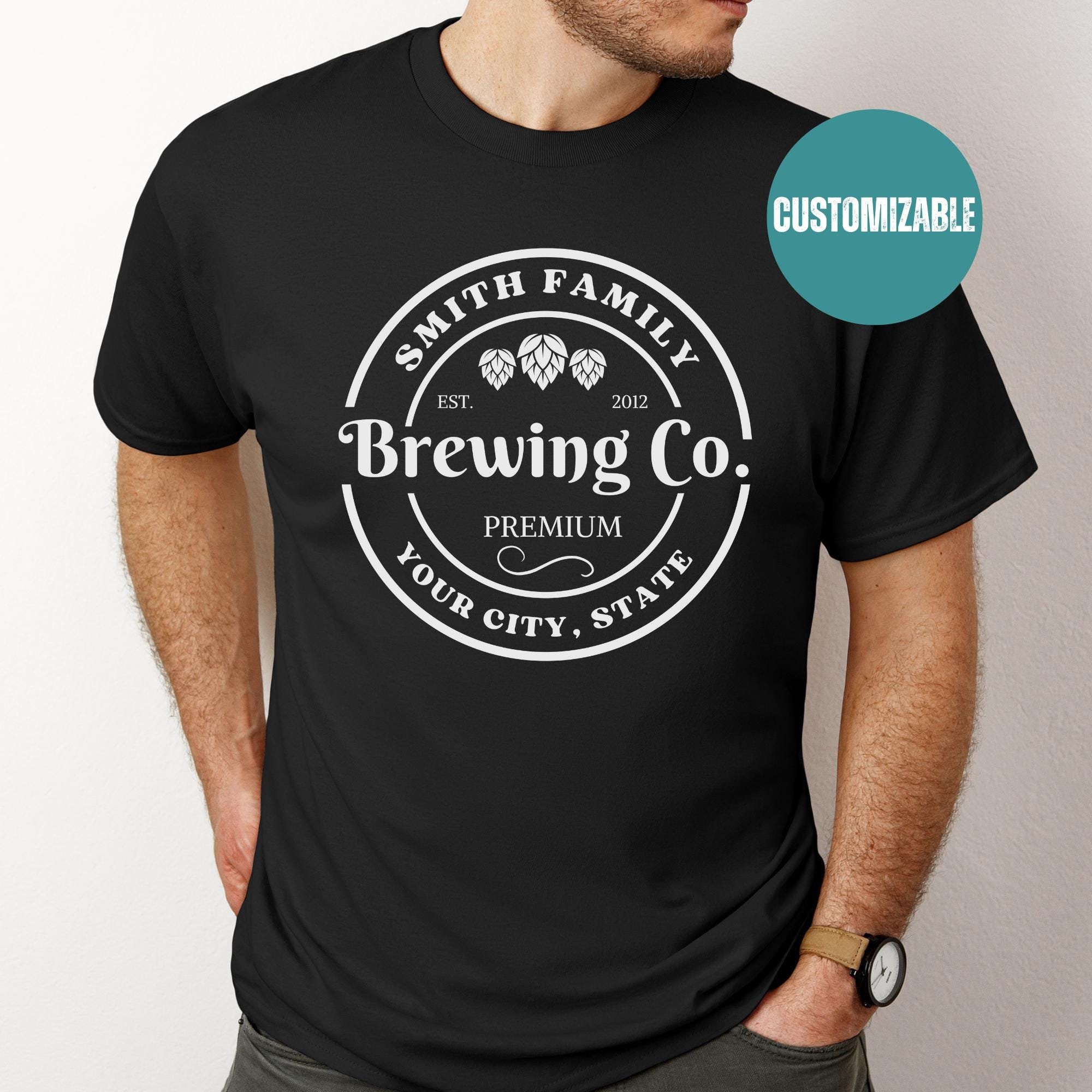Custom Brewer Shirt, Custom Homebrew Shirt, Gift for Homebrewer, Craft ...