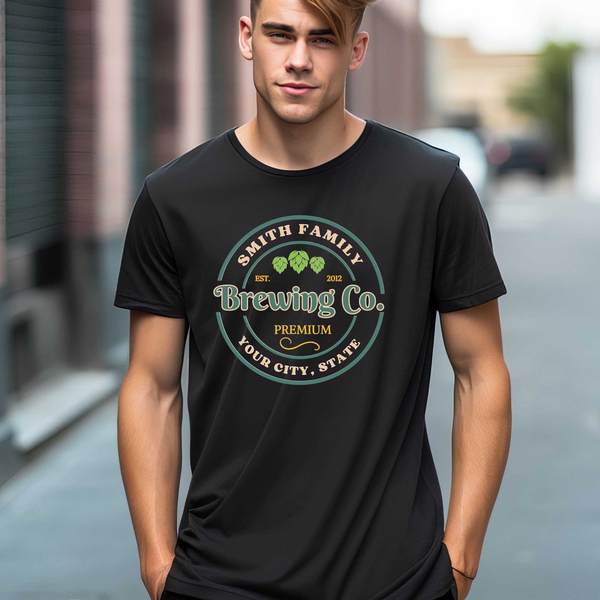 Personalized Brewery Shirt, Custom Drinking Apparel, Beer Enthusiast ...