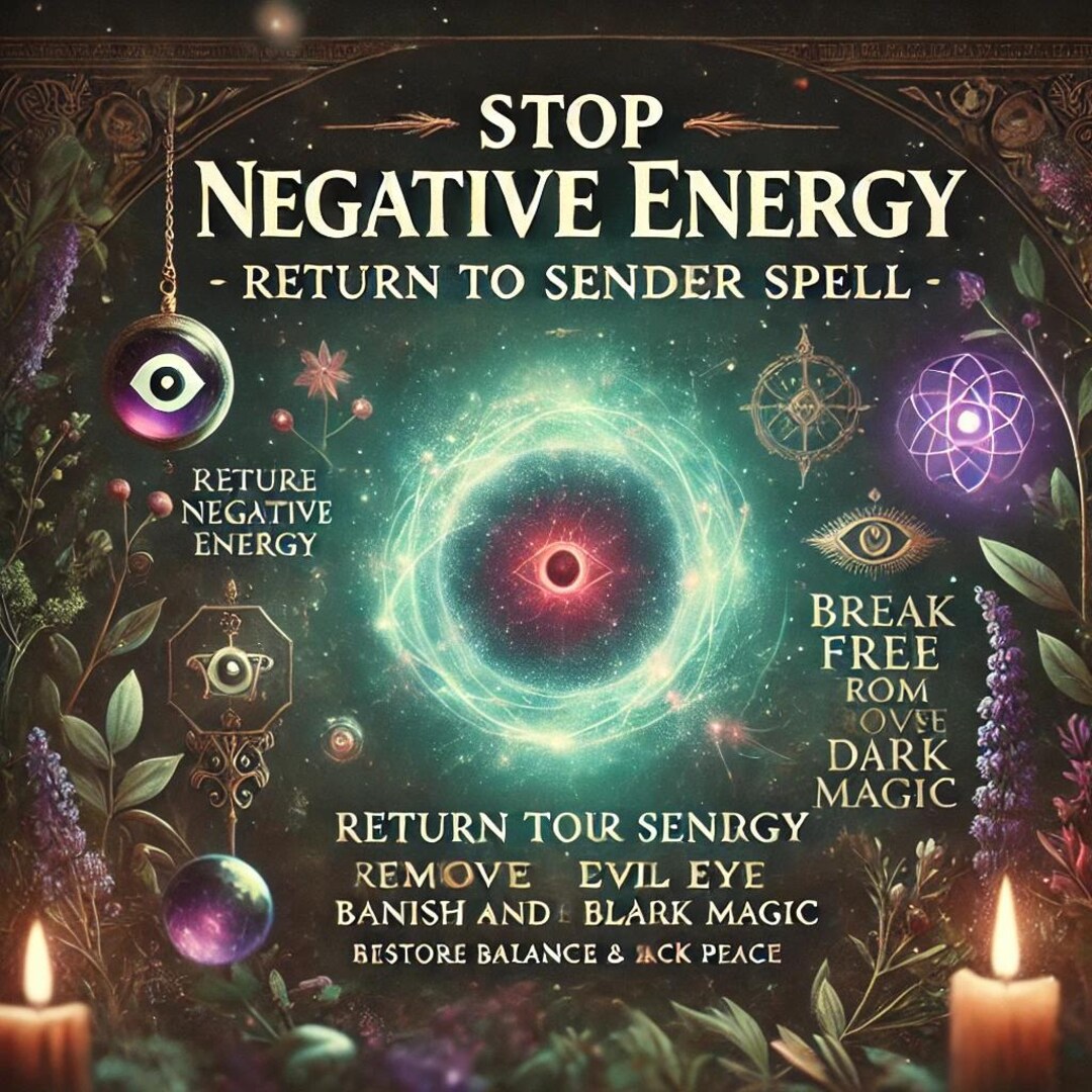 Stop Bad Energy Reversal Spell, Removing Evil Eye and Black Magic ...