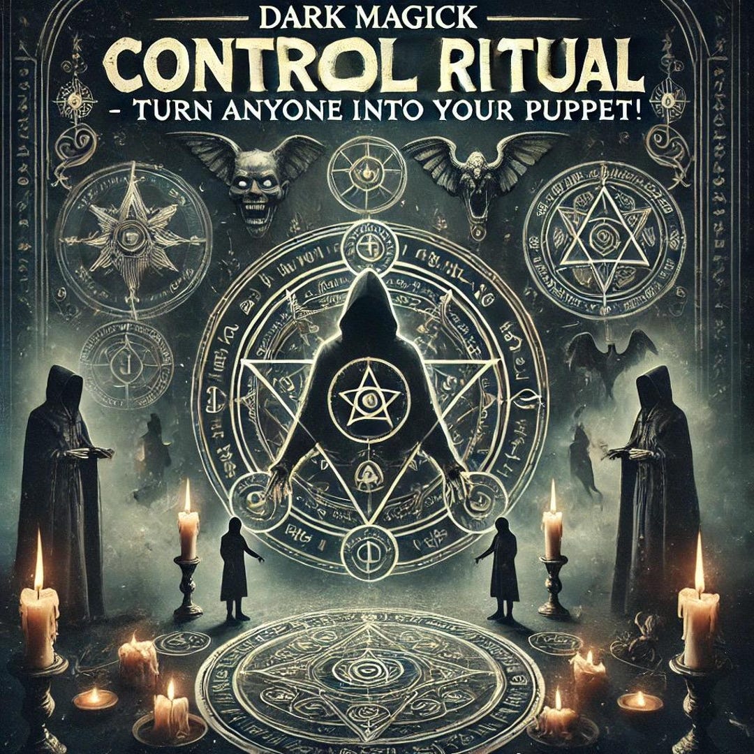 Dark Magick Control Ritual Turn Anyone Into Your Puppet - Etsy